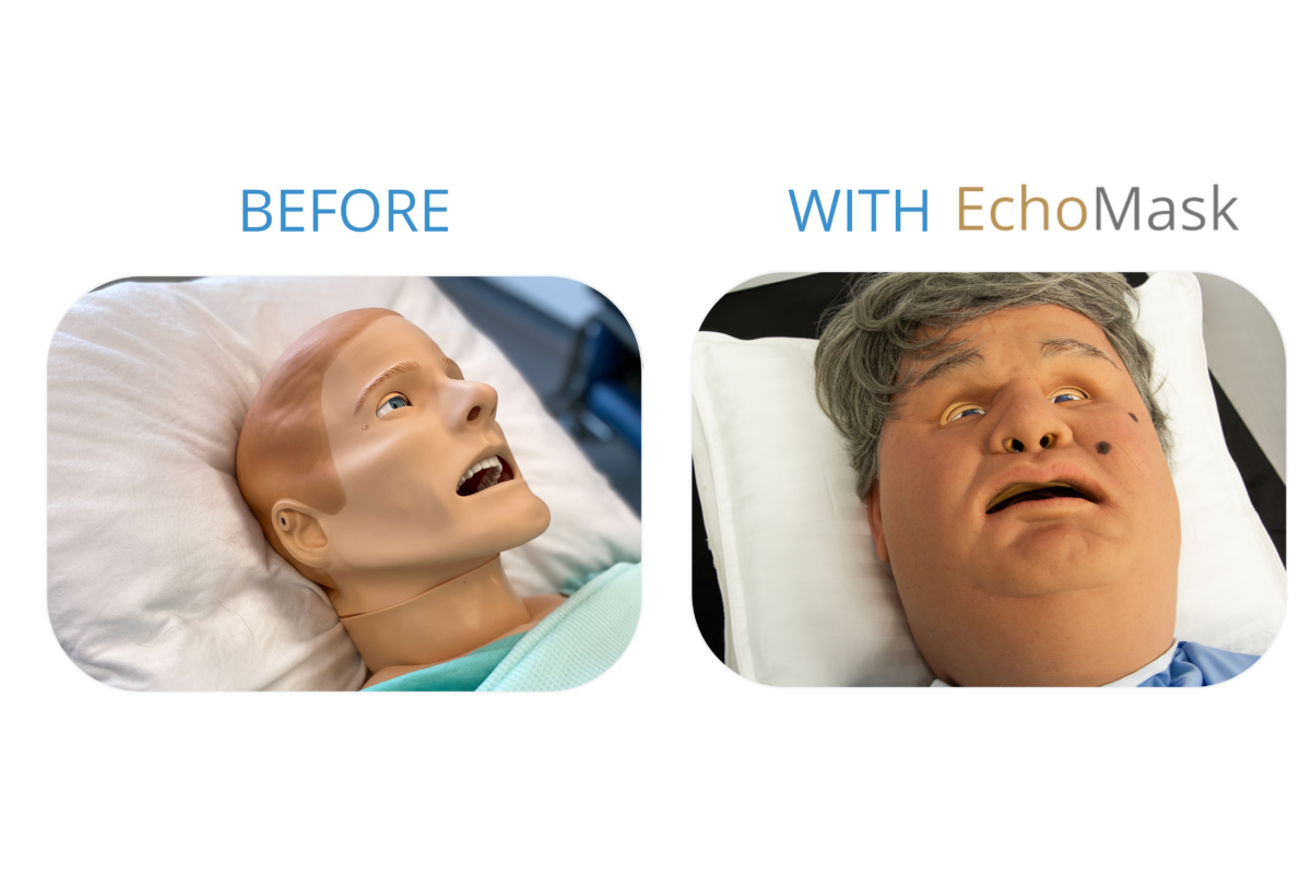 EchoMask Middle-Aged Bariatric Male (35-50 Years Old) - Echo Healthcare