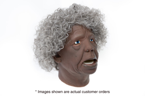 EchoMask® Senior Female Dark Skin (60-80 Years Old) - Echo Healthcare