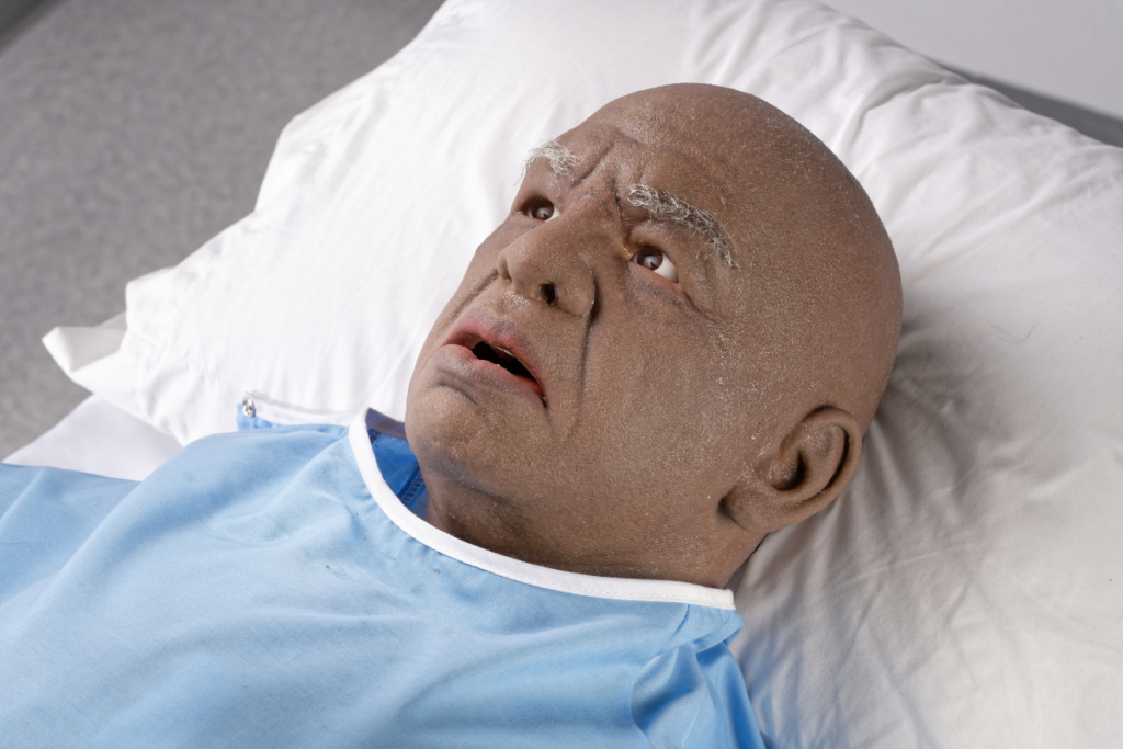 EchoMask® Senior Male Dark Skin (55-70 Years Old) - Echo Healthcare